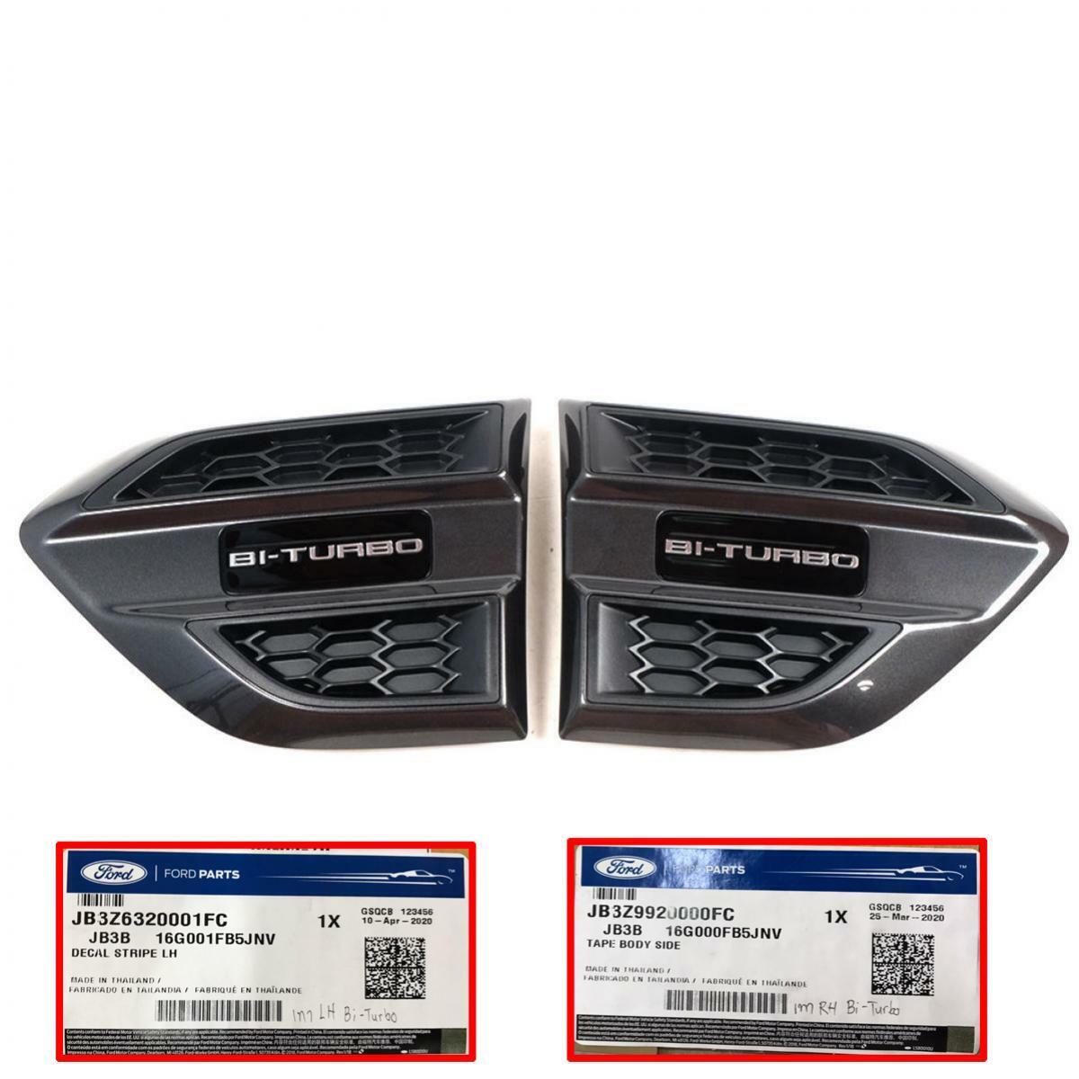 Original 2018-2019 Ford Ranger Side Vent Air Flow Fender Bi-Turbo Gray ...